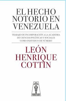 HECHO NOTORIO. HENRIQUE COTTIN, LEÓN.. 9789804250798